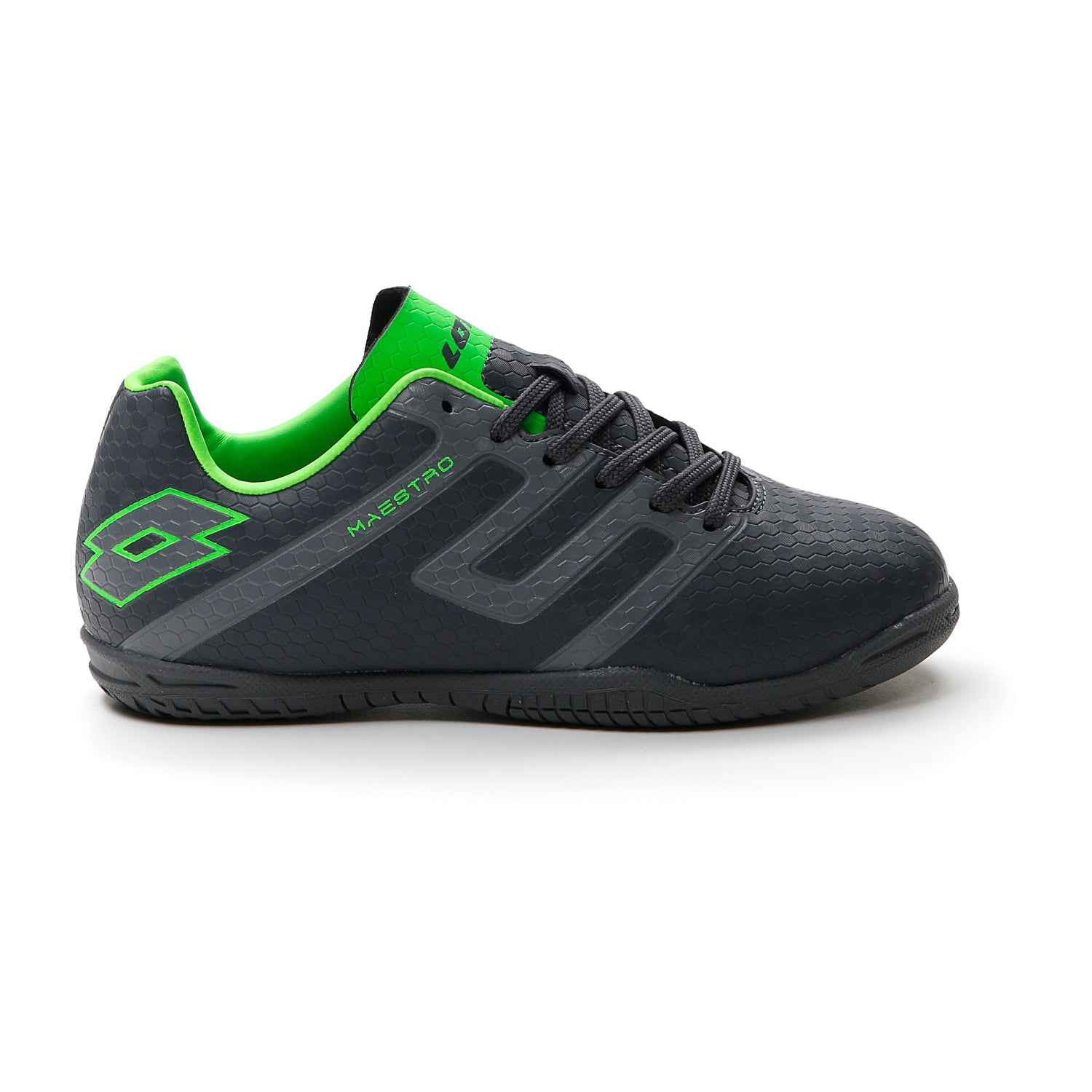 Maestro 700 Iv Indoor Futsal Shoes Dark Gray - Lotto Sport