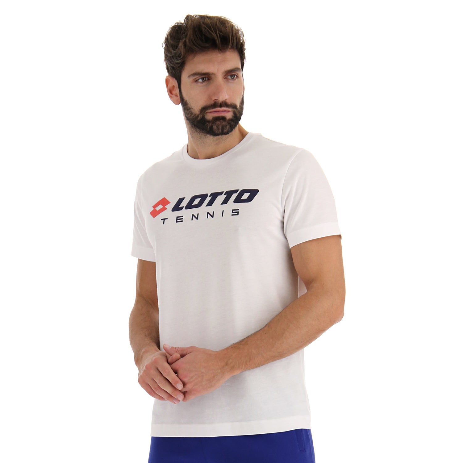 Tennis Tennis Teams T-Shirt White Man - Lotto Sport