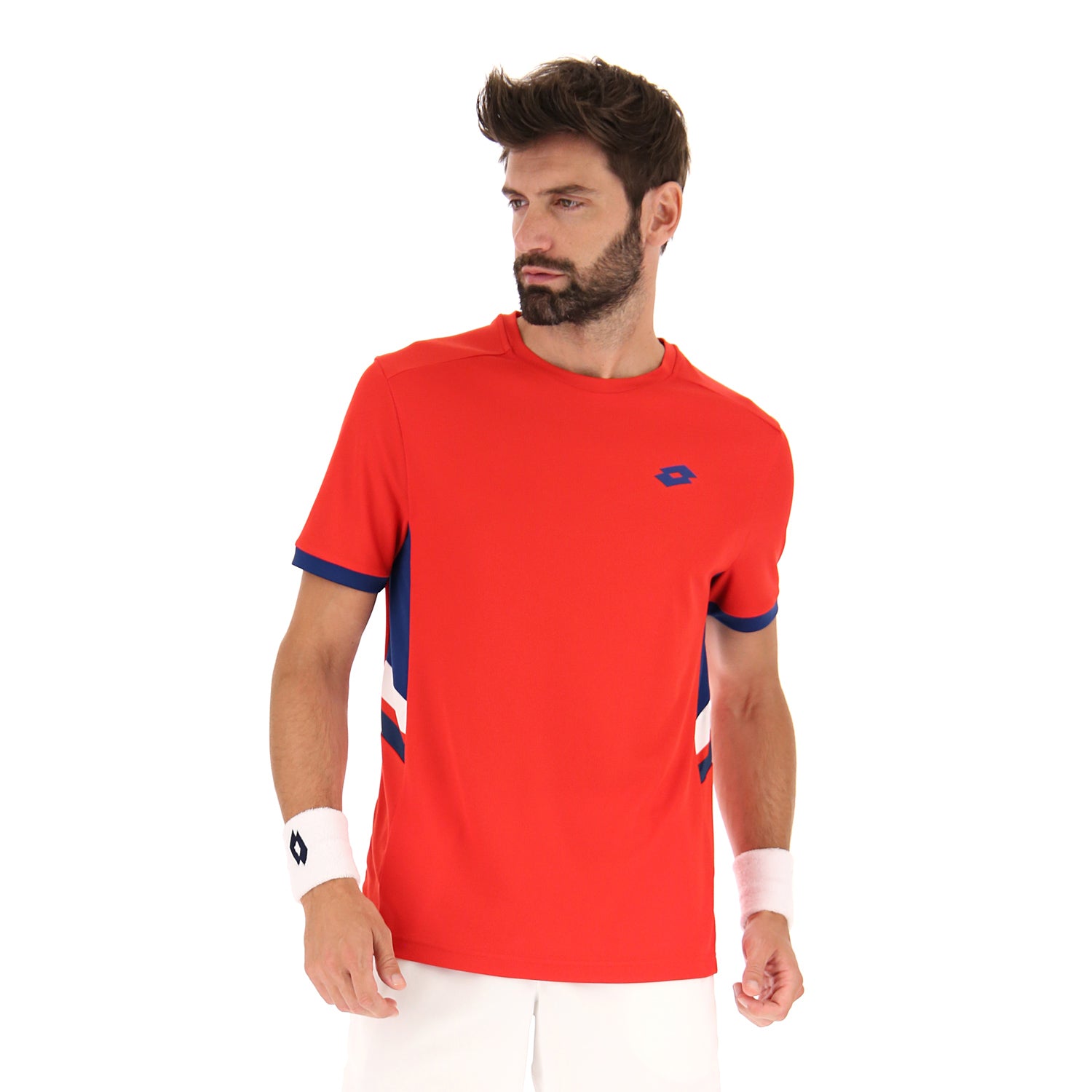 Tennis Tennis Teams T-Shirt Red Man - Lotto Sport