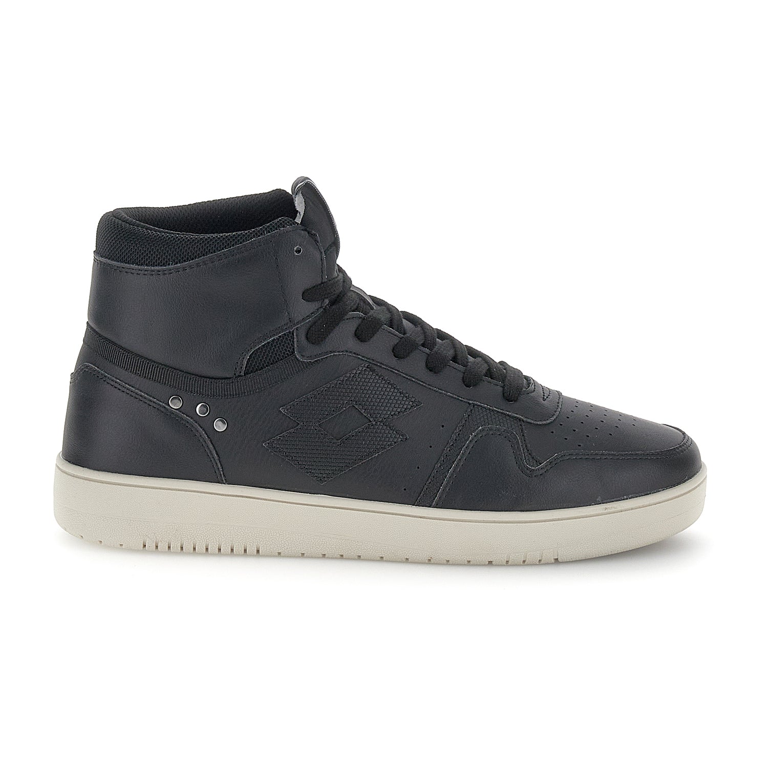 Slam Mid Shoes Black - Lotto Sport
