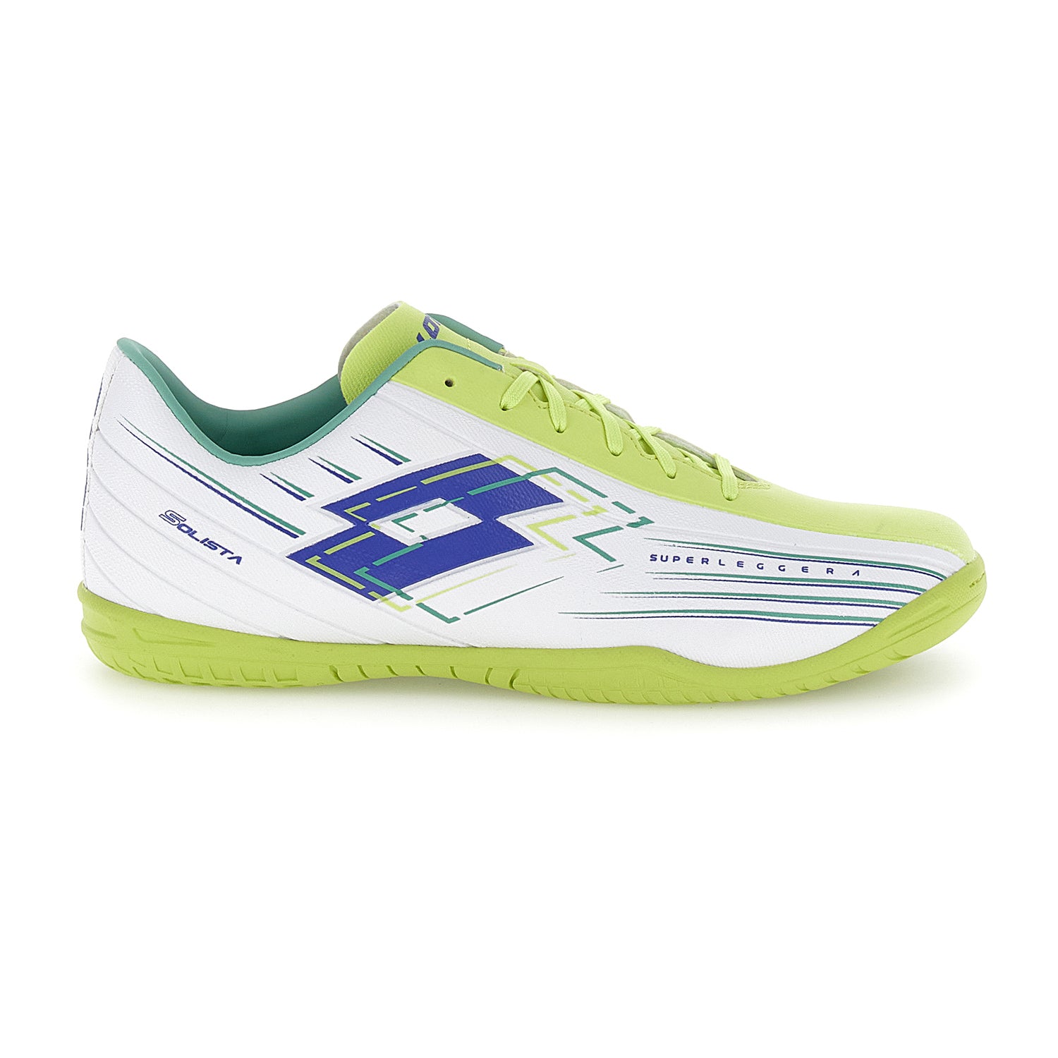 Solista 700 Indoor Futsal Shoes White Unisex - Lotto Sport
