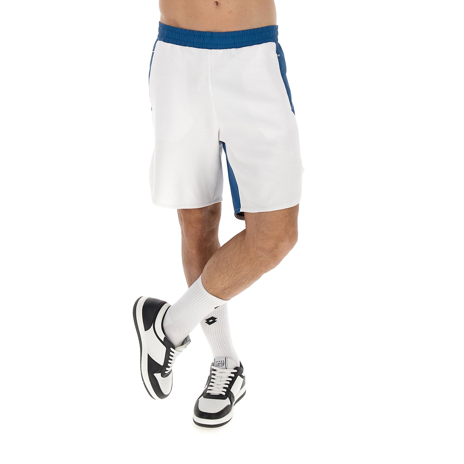Pantaloni Corti Lifestyle Lotto Nyc Bianco - Lotto Sport