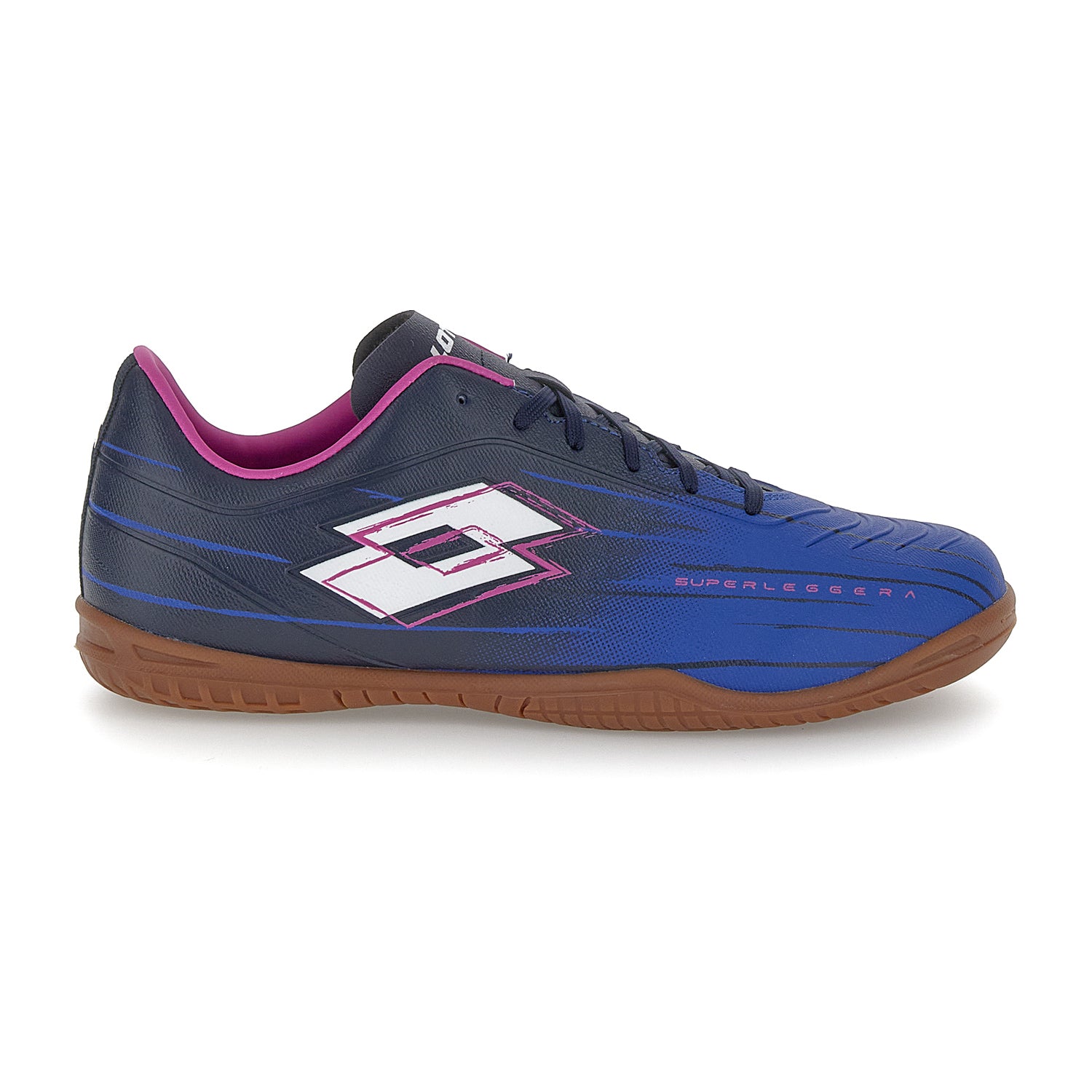 Solista 700 Indoor Futsal Shoes Dark Blue - Lotto Sport