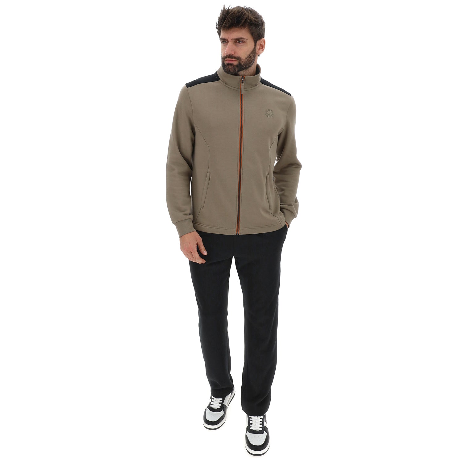 Leisure First Tracksuit Dark Brown - Lotto Sport