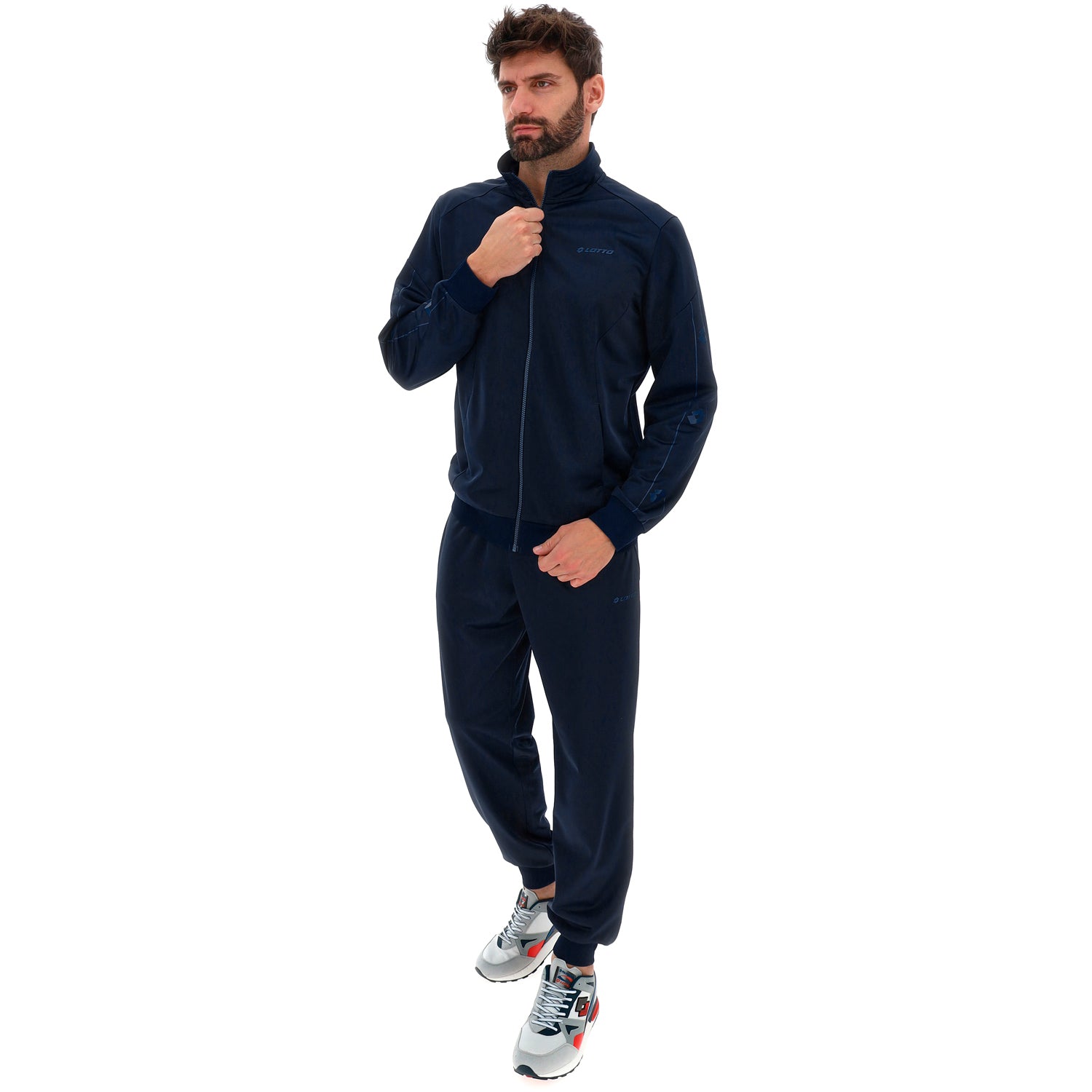 Leisure Olimpia Tracksuit Dark Blue Man - Lotto Sport